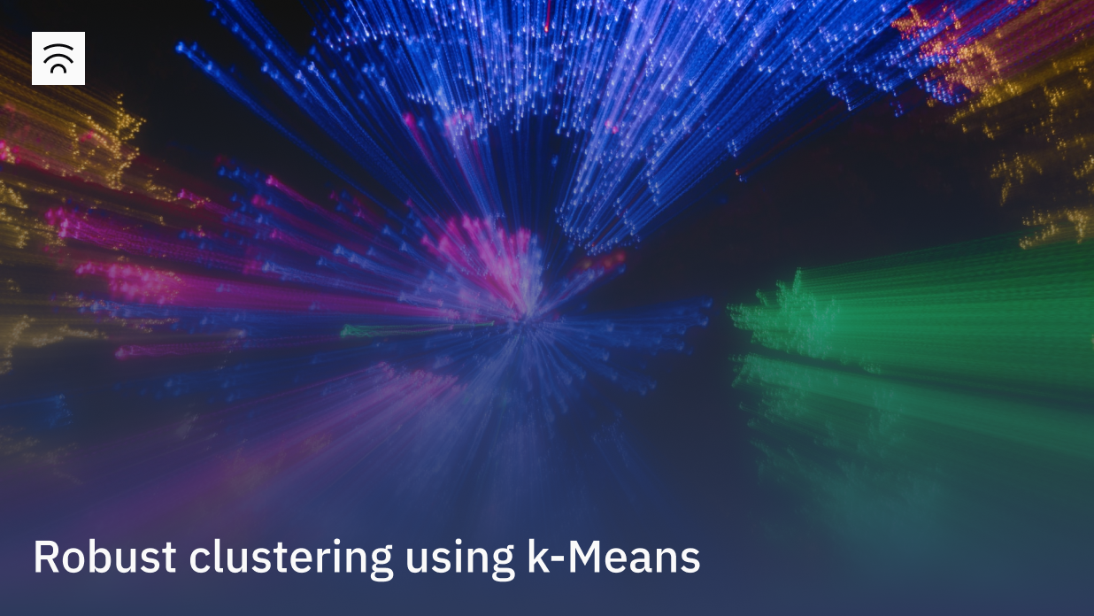 Robust clustering using k-Means